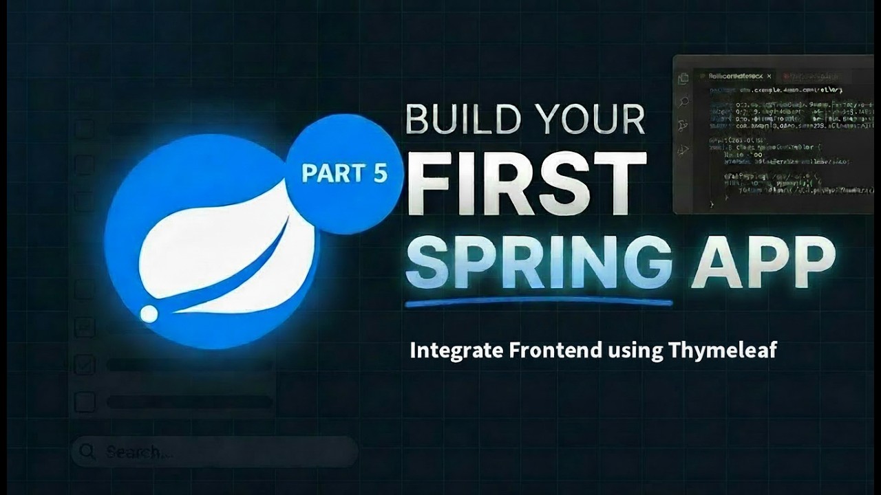 How to Connect a Frontend to Spring Boot using Thymeleaf