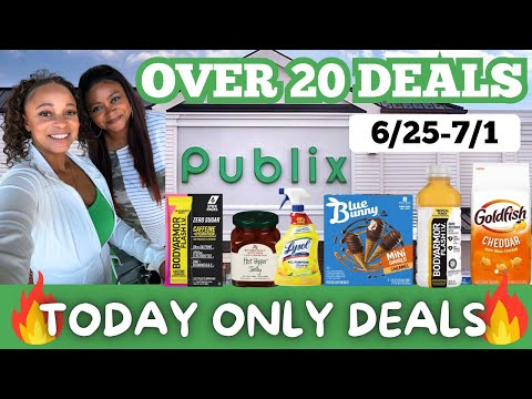Publix Deals 6/25-7/1: Couponing At Publix This Week: OVER 20 DEALS: 2 FREEBIES: TODAY ONLY DEALS
