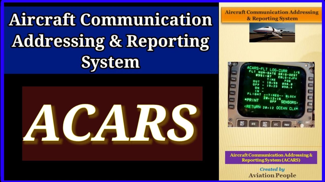 Aircraft Communication Addressing and Reporting System (ACARS) #shorts #acars