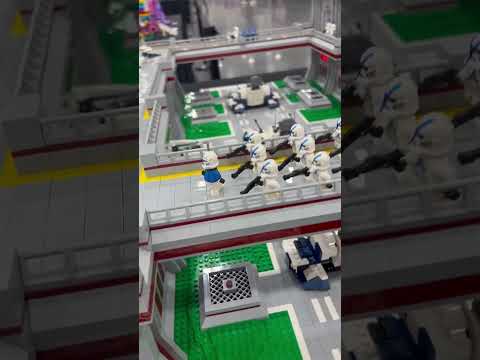 This LEGO clone base is absolutely stunning!#lego #starwars #clone
