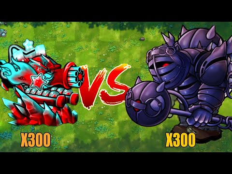 PVZ 1 Fusion 2.6 Challenge!! 300 Plants Fusion VS 300 Ultimate Obsidian Gargantuar - Who Will Win?