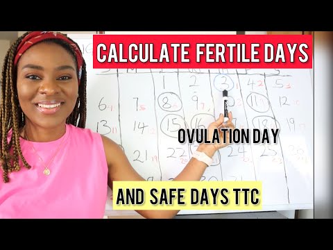 How To Calculate FERTILE DAYS, OVULATION DAY & SAFE DAYS When TTC or To Avoid Pregnancy.