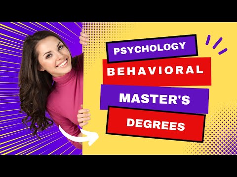 Master's Degree in Behavioral Psychology Online
