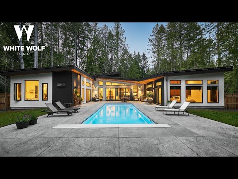 Stunning U-Shaped Vancouver Island Custom Home in North Saanich, BC