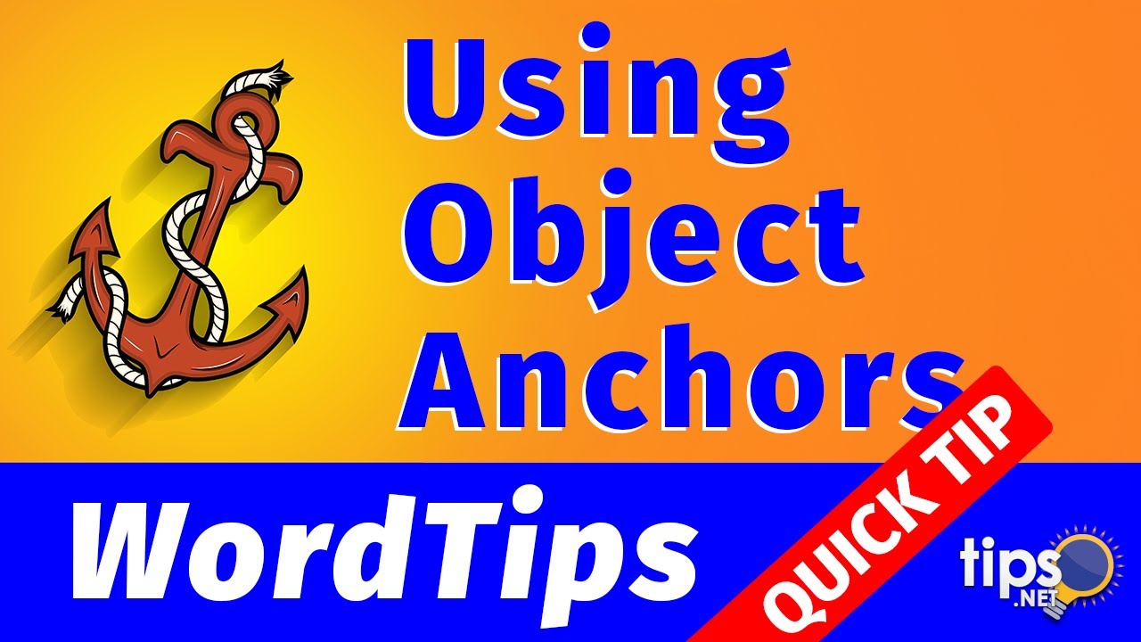 Using Object Anchors