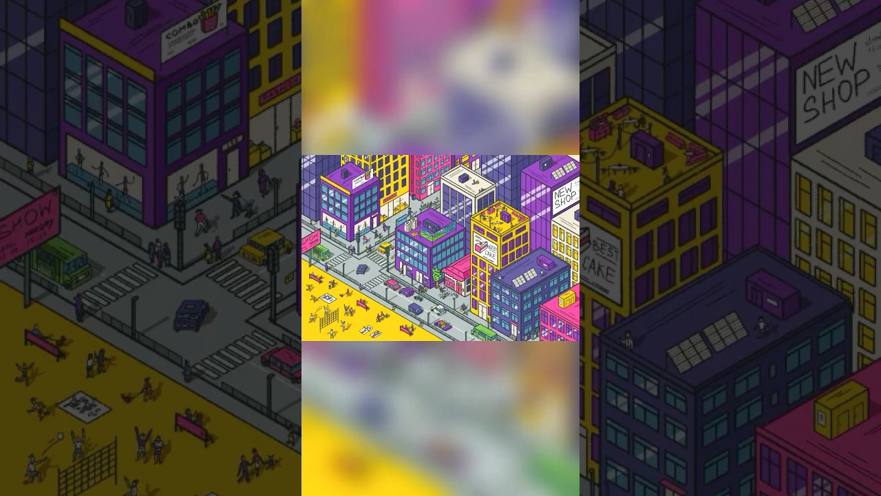 Isometric illustration. #illustration #procreate #art #artwork #drawing #isometric #city #изометрия