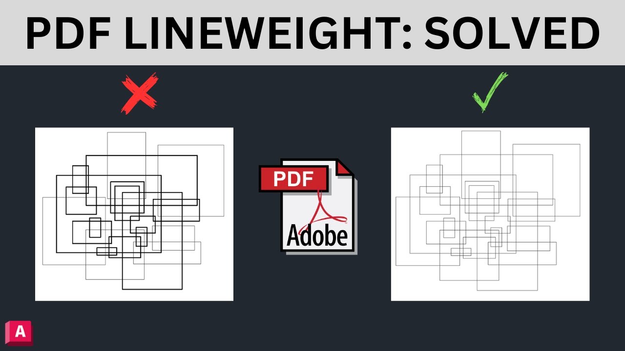 Memperbaiki Ketebalan Lineweight dalam PDF - AutoCAD