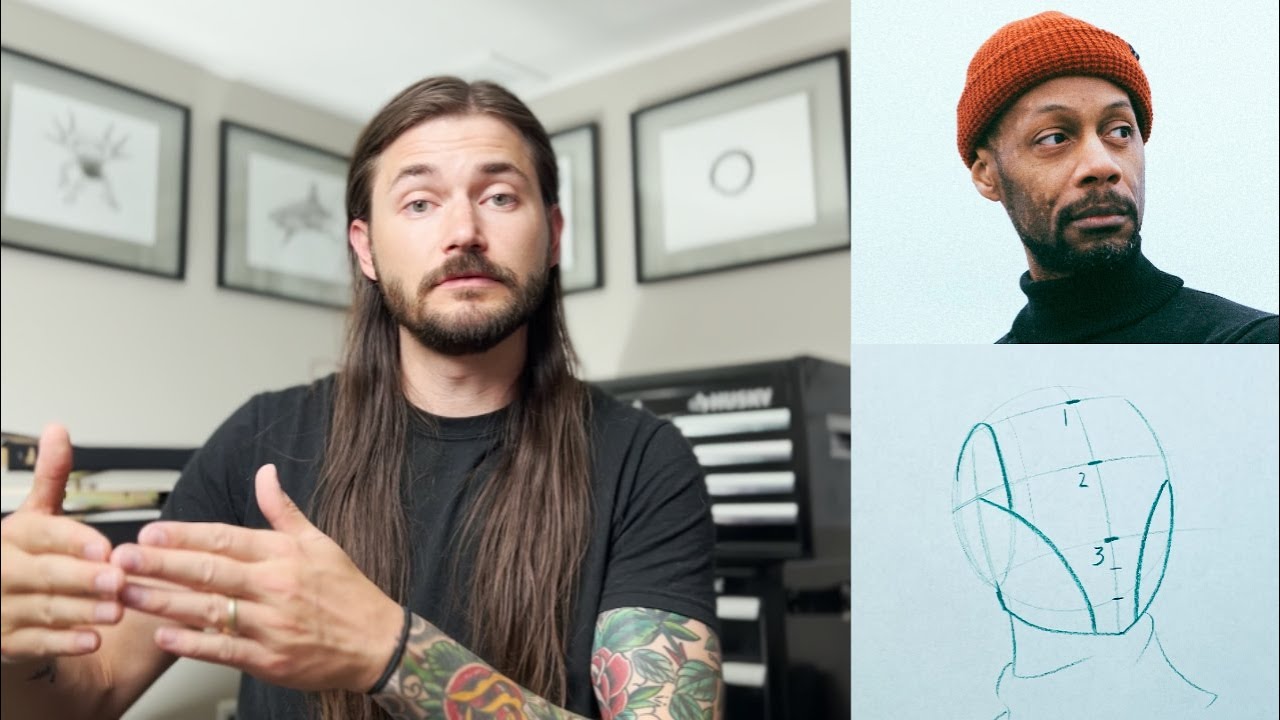 How to Easily Draw a Loomis Head! #shorts