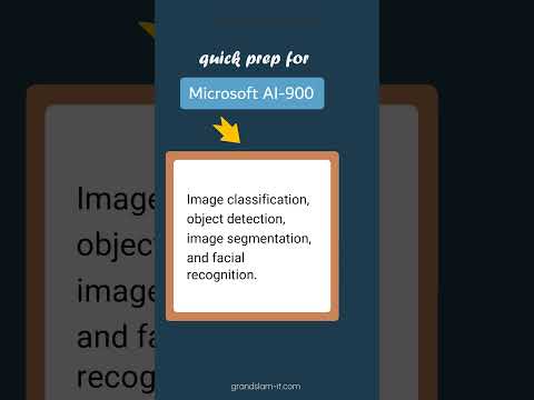 Computer Vision Tasks - Microsoft AI-900