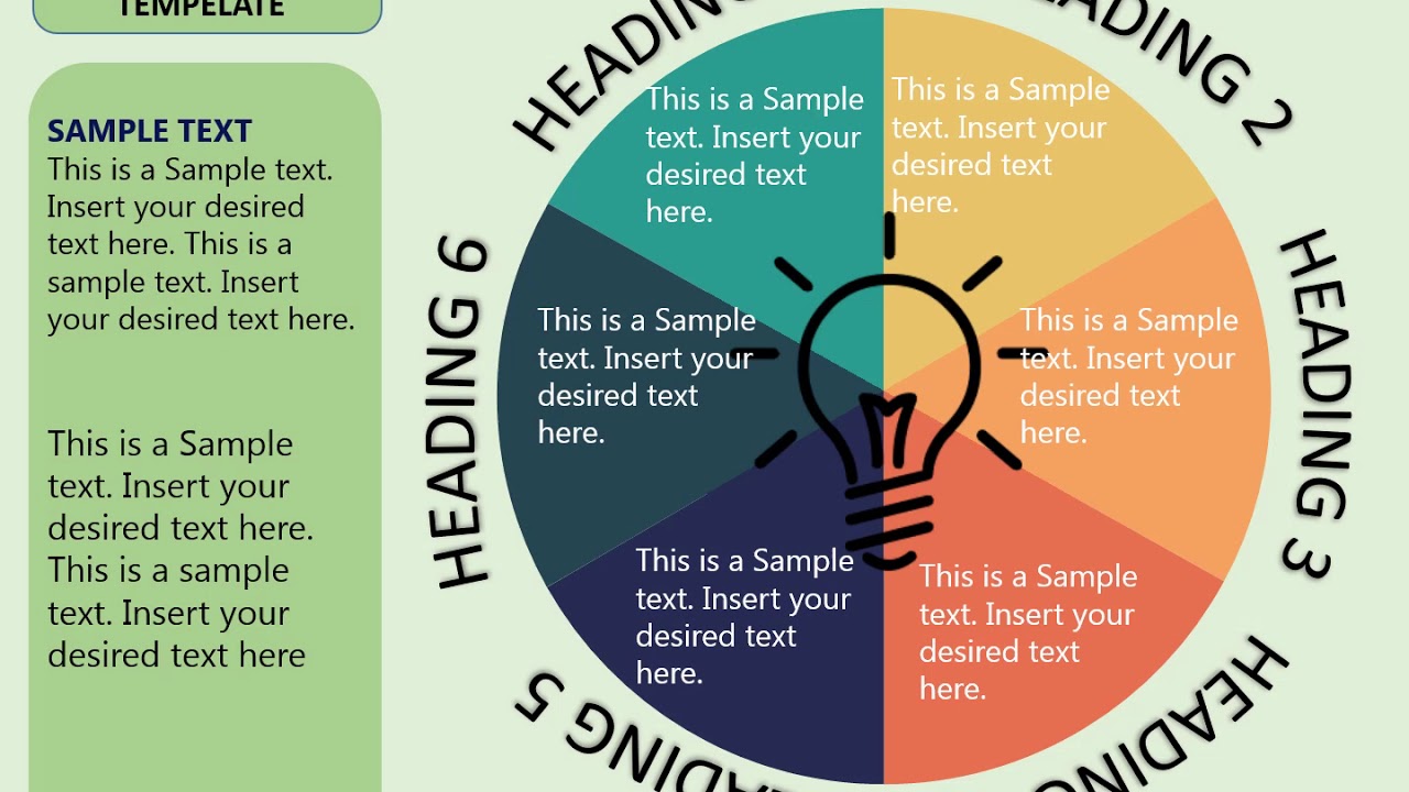 Strategic Planning Cone PowerPoint Template