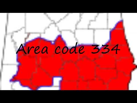 How to pronounce Area code 334 in English?