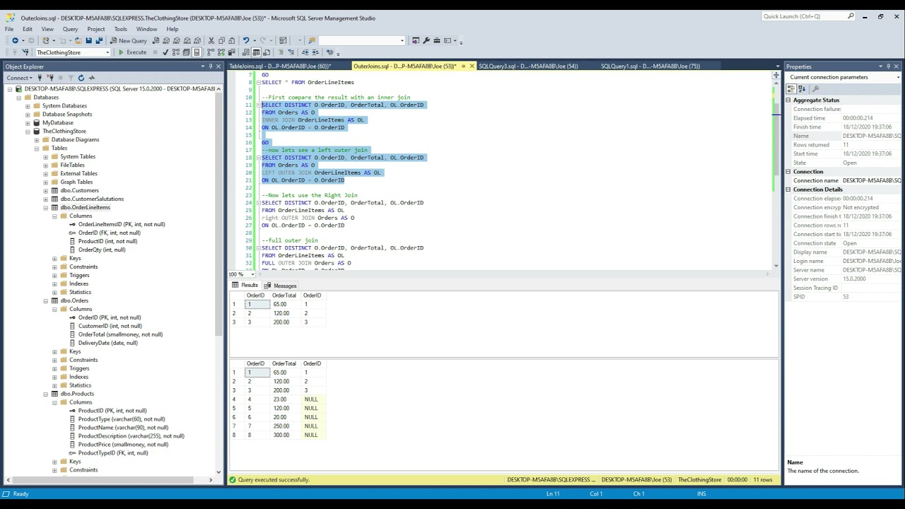 SQL for Beginners: OUTER JOIN explained with examples