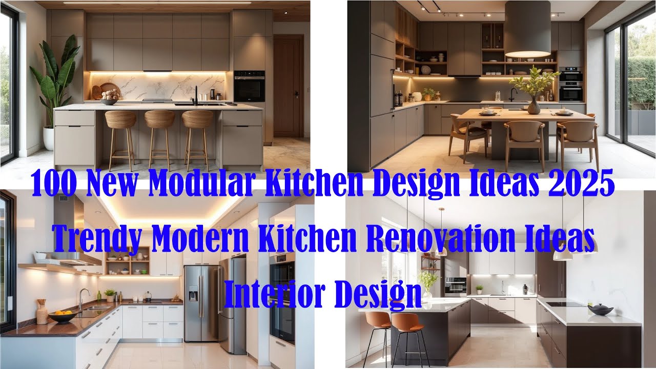 100 NEW Modular Kitchen Design Ideas 2025 | Trendy Modern Kitchen Remodeling Ideas| Home Interiors