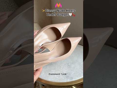 Classy Nude Heels from Myntra