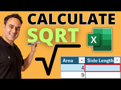How to Calculate a Square Root in Microsoft Excel