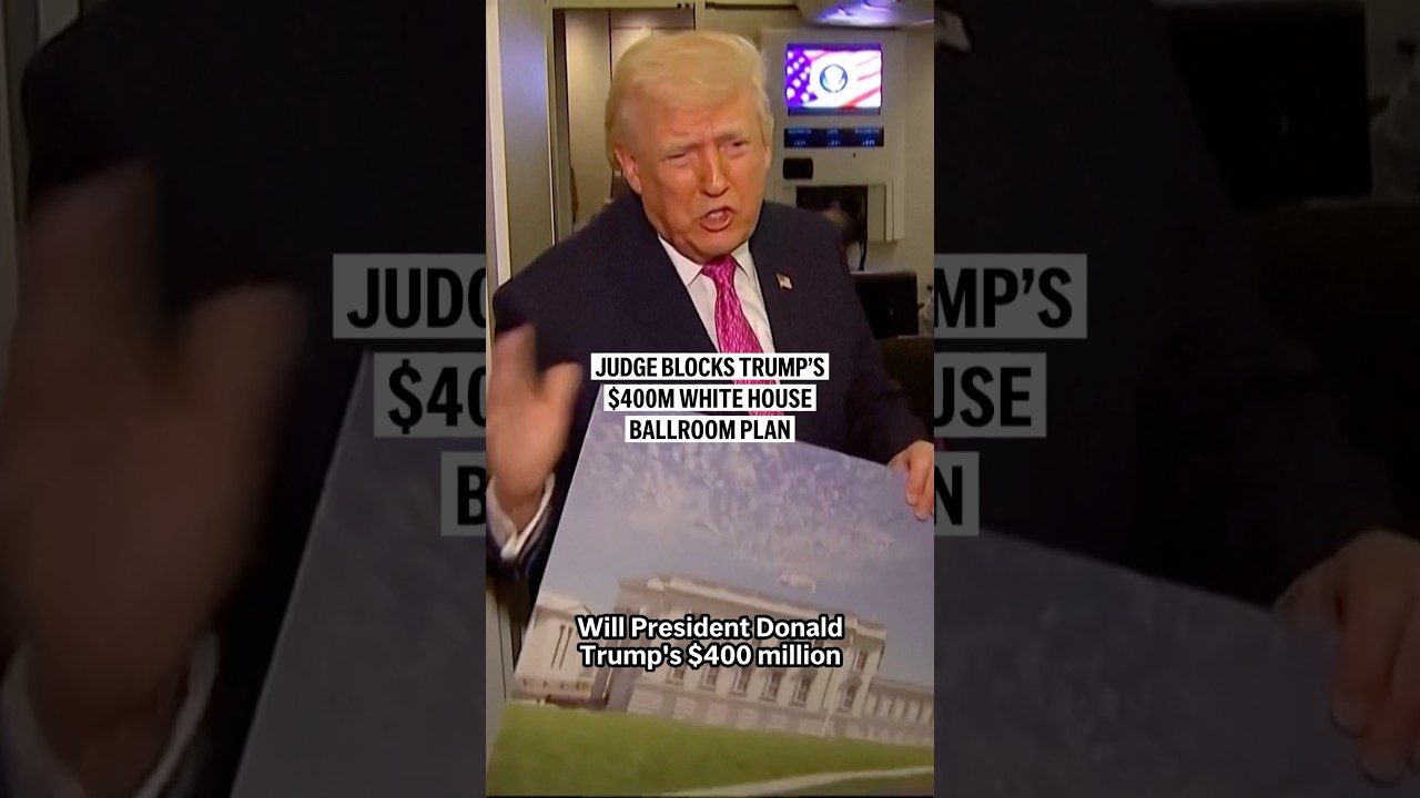Judge blocks Trump’s $400M White House ballroom plan