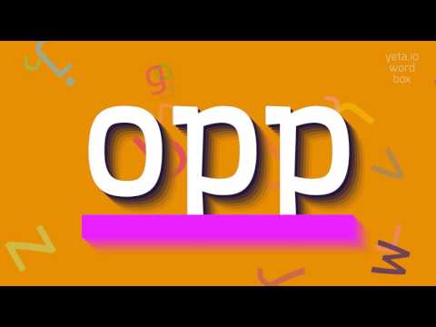 How to say "opp"! (High Quality Voices)