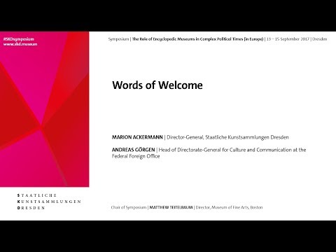 # SKDsymposium | Words of Welcome and Opening Discussion