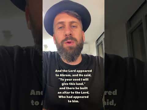Where (in the Bible) God promised the Land of Israel to the People of Israel #israel #bible