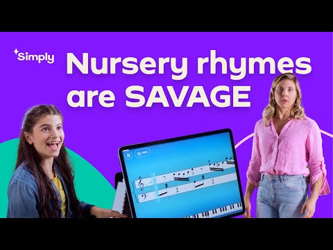 Disturbing nursery rhymes vs. Simply Piano
