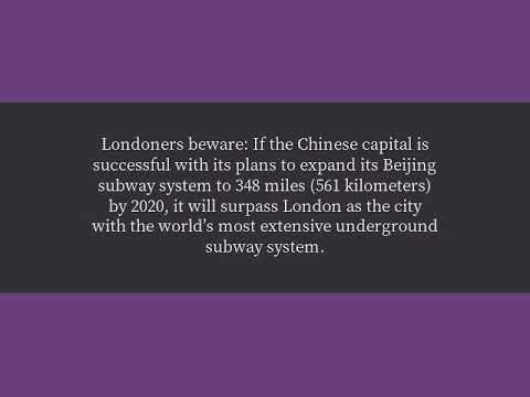 Which city has the most elaborate subway system?