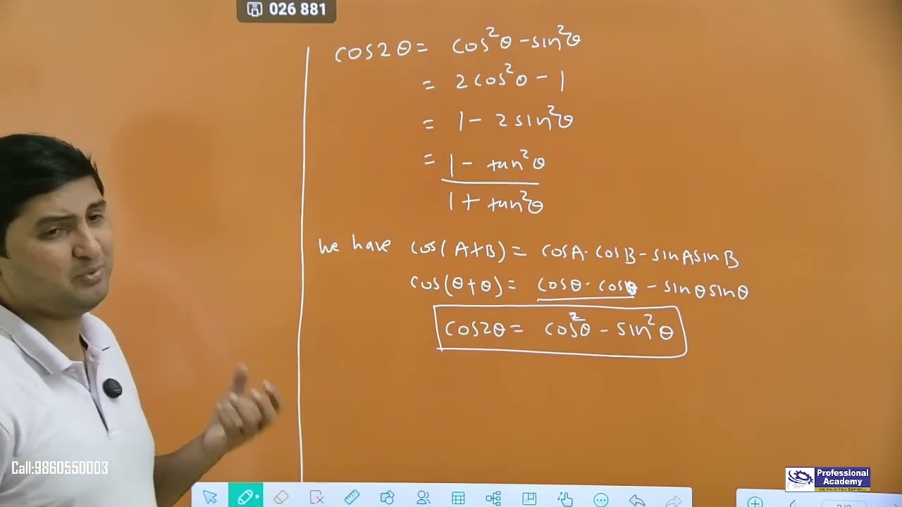 Trigonometry Multiple ans submultiple angles
