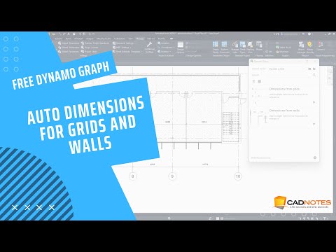 Free Dynamo Graph: Auto Dimensions from Grids and Walls – 【Autocad ...