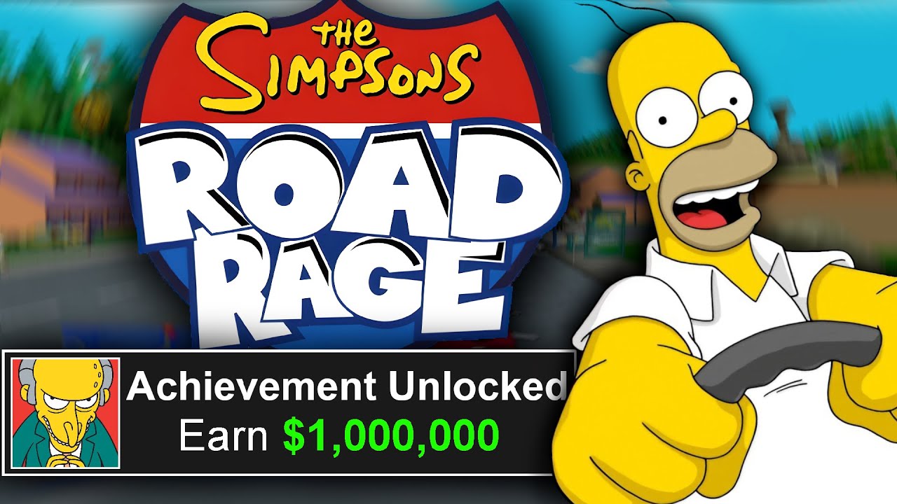 I Got EVERY Simpsons ROAD RAGE Achievement