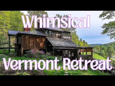 Inside a Whimsical Vermont Estate with Glass Walls, Wood Ceilings & 31 Acres of Beauty