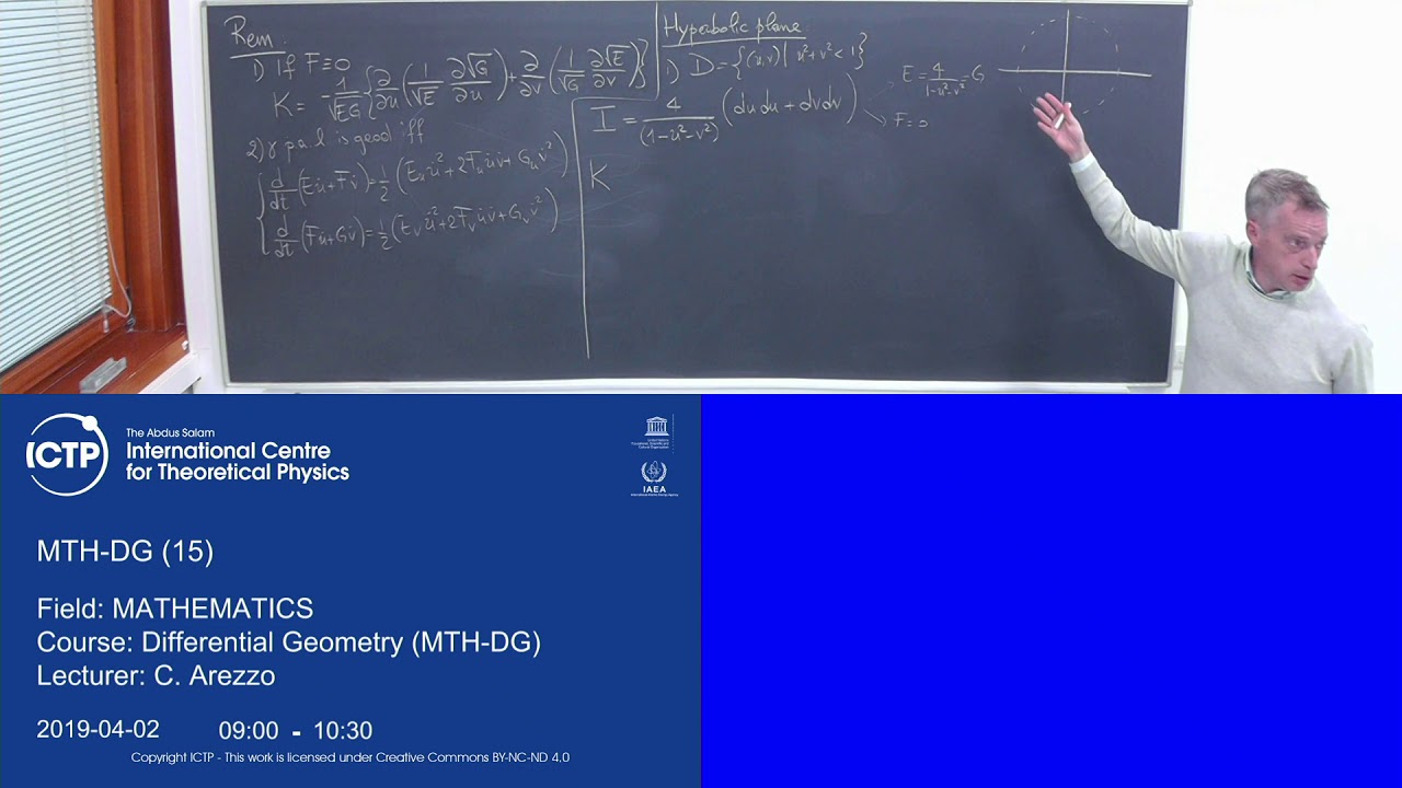 Differential Geometry (MTH-DG) Lecture 15
