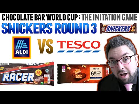 Snickers Round 3 - Aldi VS Tesco | Chocolate Bar World Cup
