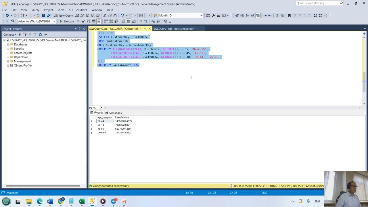EXPLORATORY DATA ANALYSIS IN SQL SERVER (PART ONE)