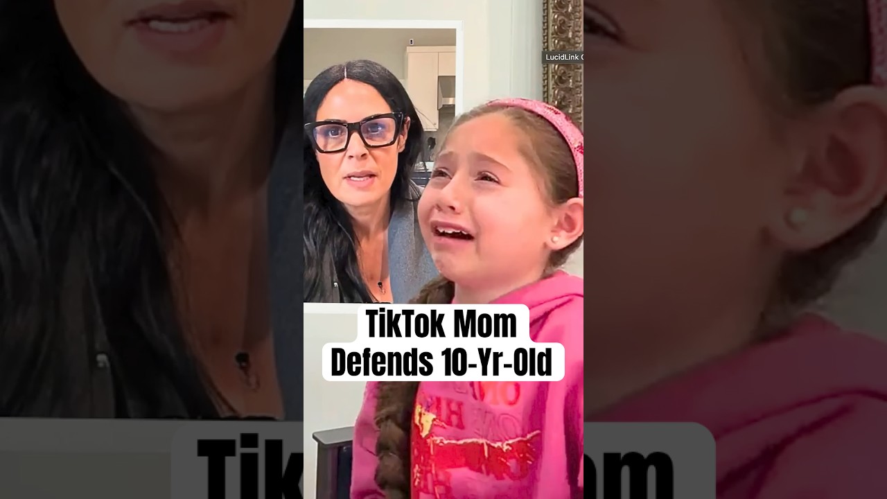TikTok Mom Defends 10-Yr-Old #shorts #tiktokmom #parenting