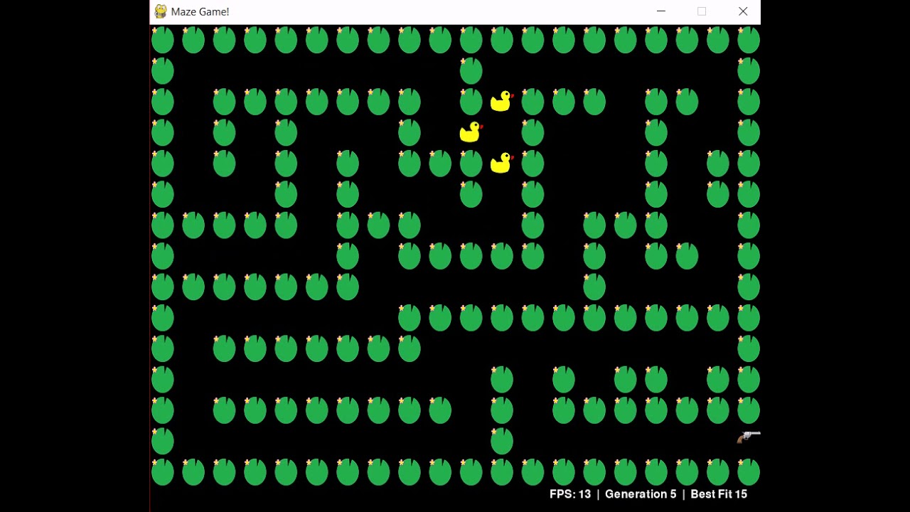 Genetic Algorithm Solving a Maze