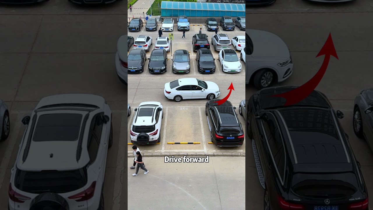 Parking skills that 1 billion people don’t know, free teaching!#car