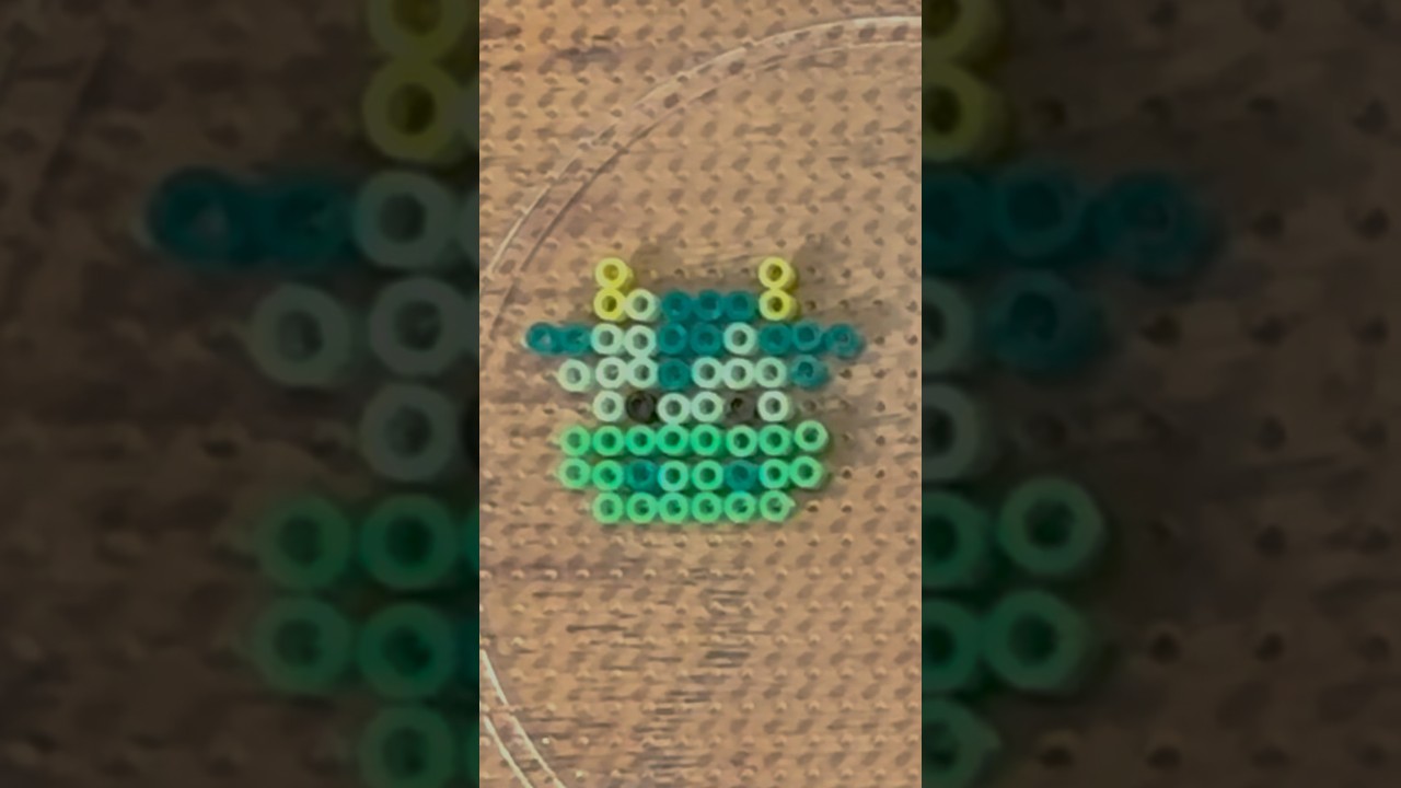 🍏 🐮 - Green Apple Cow! - DIY Cute Fuse Bead Easy Craft Ideas Tutorial #greenapple #perlerbeads #cow