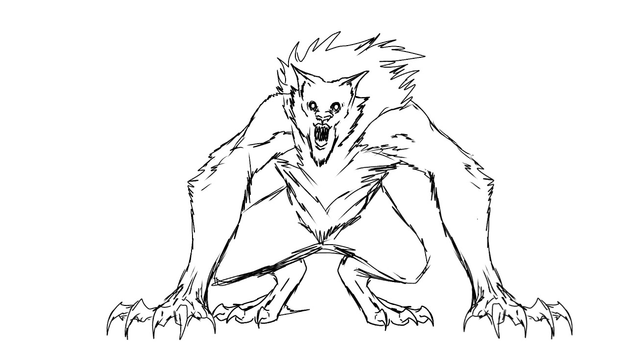 RANDOM ANIMATION #1 — WEREWOLF TRANSFORMATION