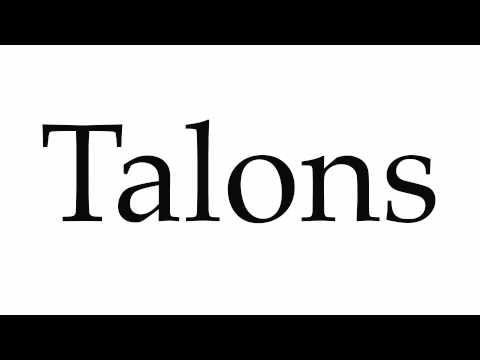 How to Pronounce Talons