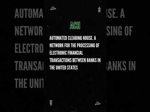 What is ACH? ๐ #payment #definition #ach #glossary #pspbox