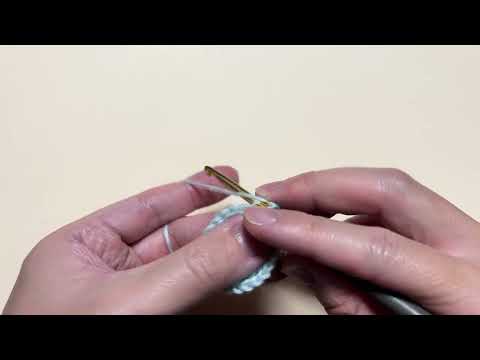 6.sc2tog through back loop only (sc2tog blo/dec blo)