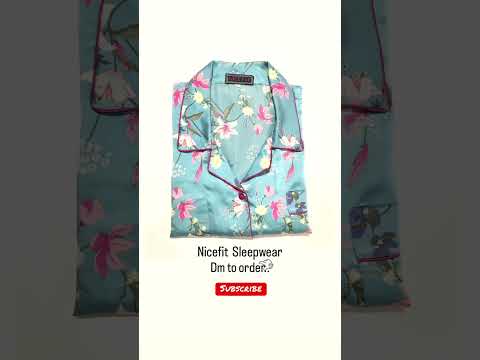 Silk Night Suits l Nicefit Sleepwear l Best Night Dress in Pakistan l #nighty #sleepwear #pajamas
