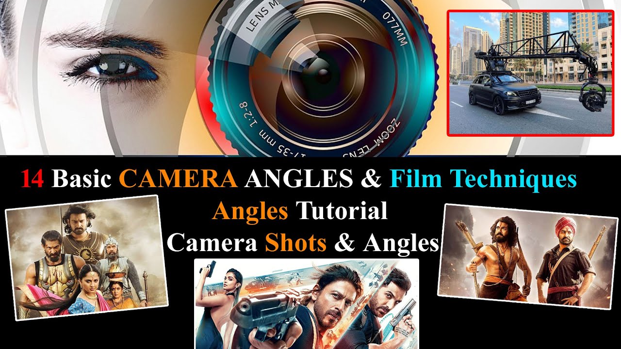 14 Basic CAMERA ANGLES & Film Techniques |Angles Tutorial | Camera Shots & Angles | Rkz Theatre