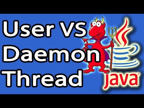 Java Daemon Thread vs User Thread Example