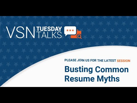 Tuesday Talks: Busting Common Resume Myths
