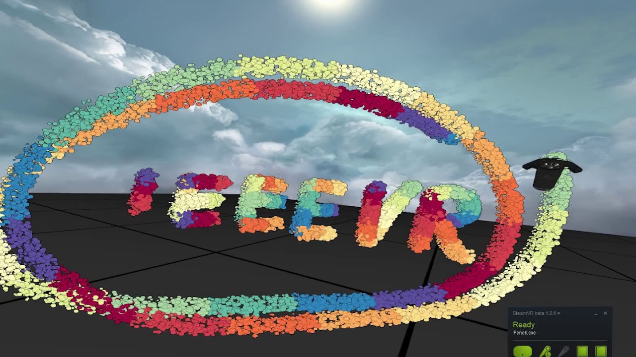 Live Coding of a VR Render Engine in VR