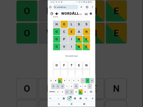 Find ALL the Wordle answers! (WordALL puzzle for 11 Aug 24) #speedsolving #wordpuzzle