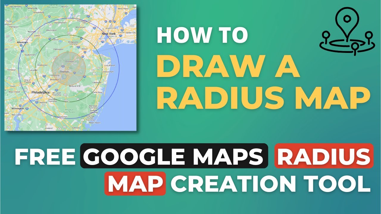 How to Draw a Radius Circle on Google Maps | Draw Radius Circle