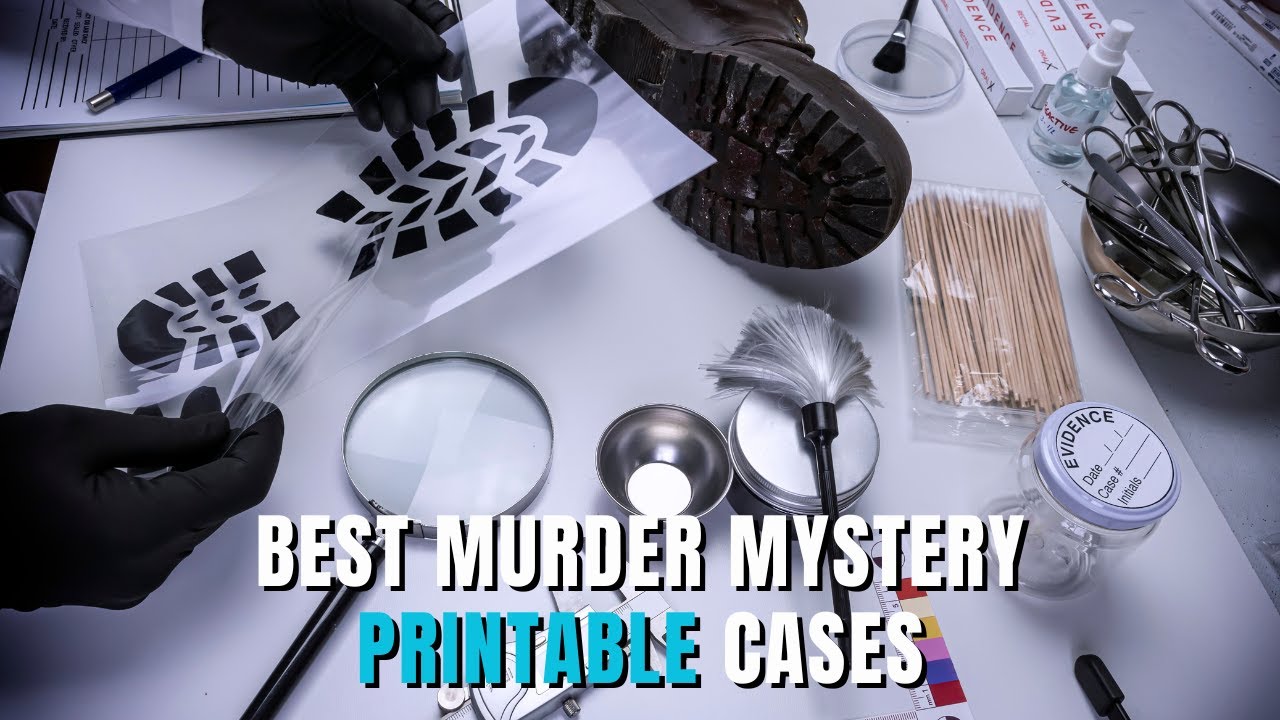 Murder Mystery Print At Home Games
