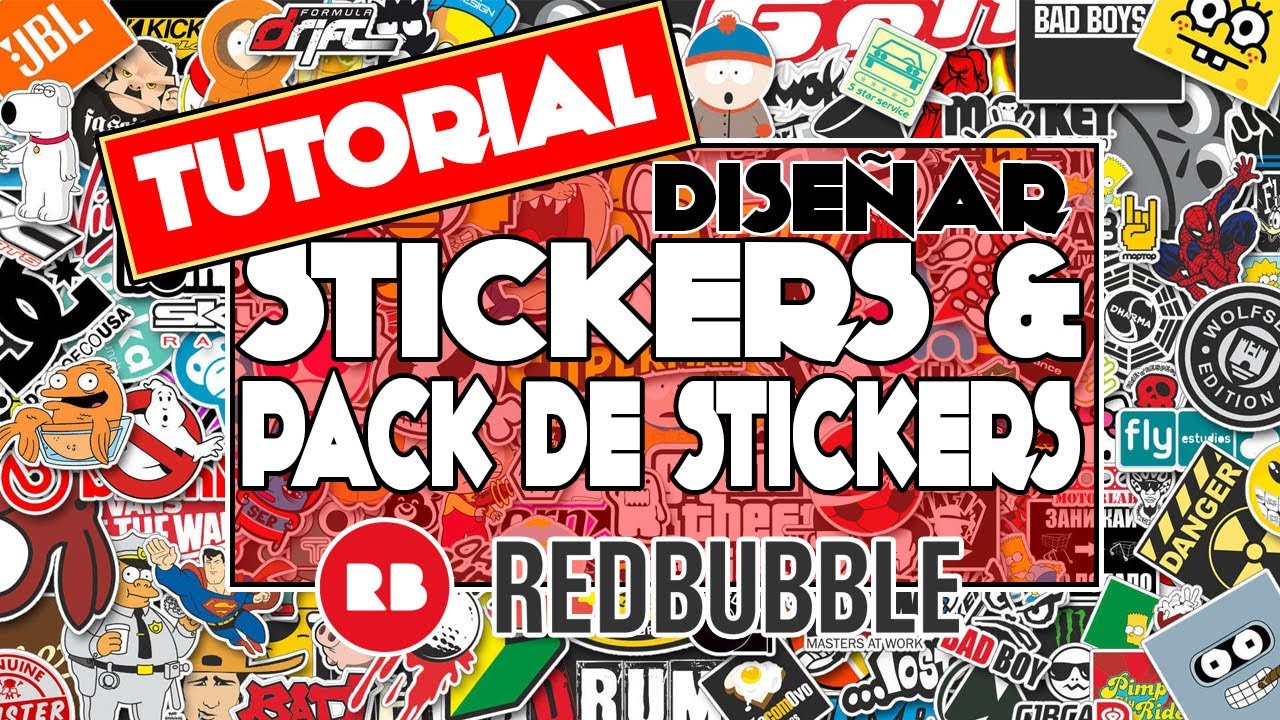 TUTORIAL: How to Make Stickers and Sticker Packs on Redbubble - The best-selling item in the enti...