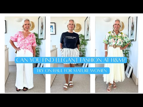 CAN YOU FIND ELEGANT FASHION AT H&M? | Try On Haul For Mature Women